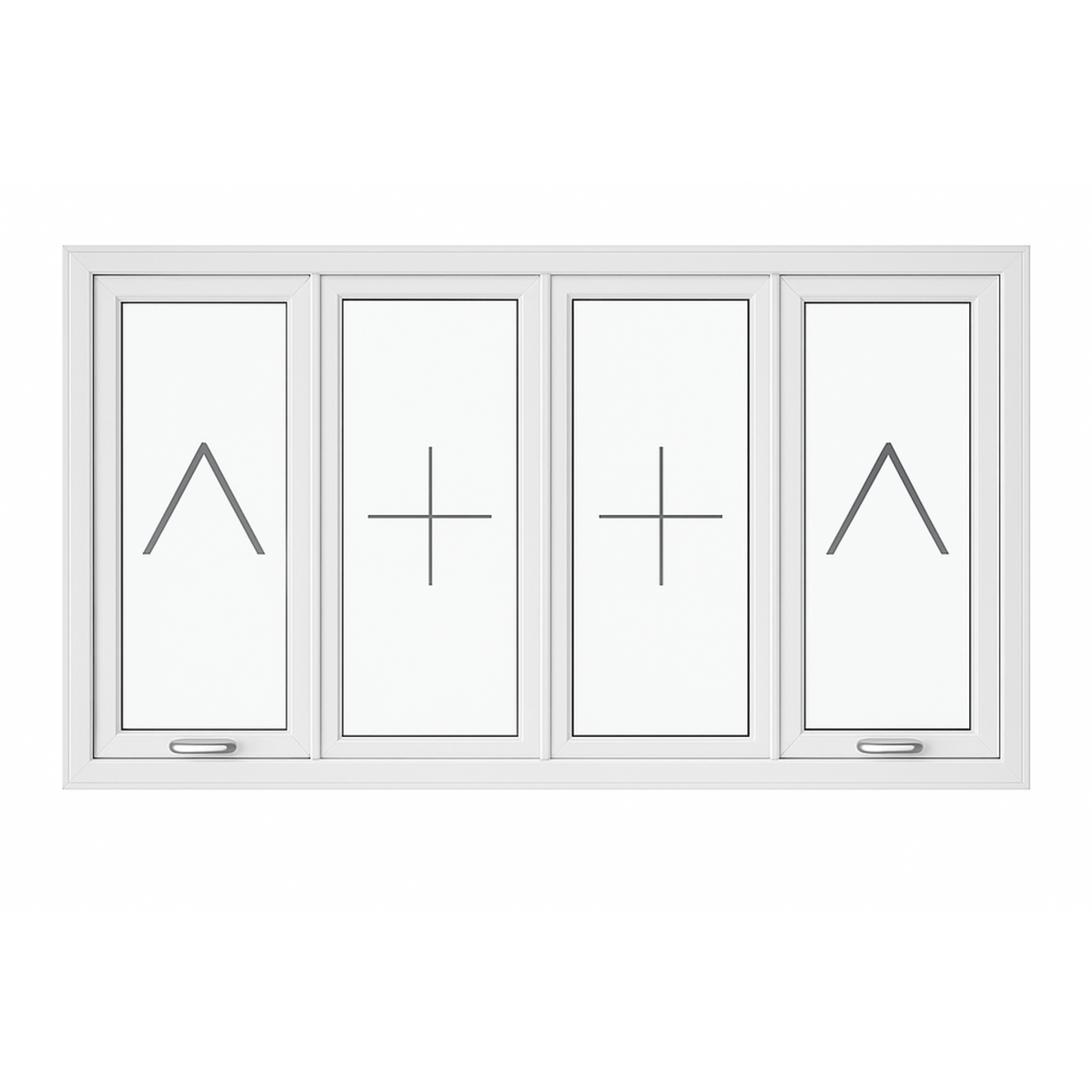 Veka M70 UPVC Window - 4 Section