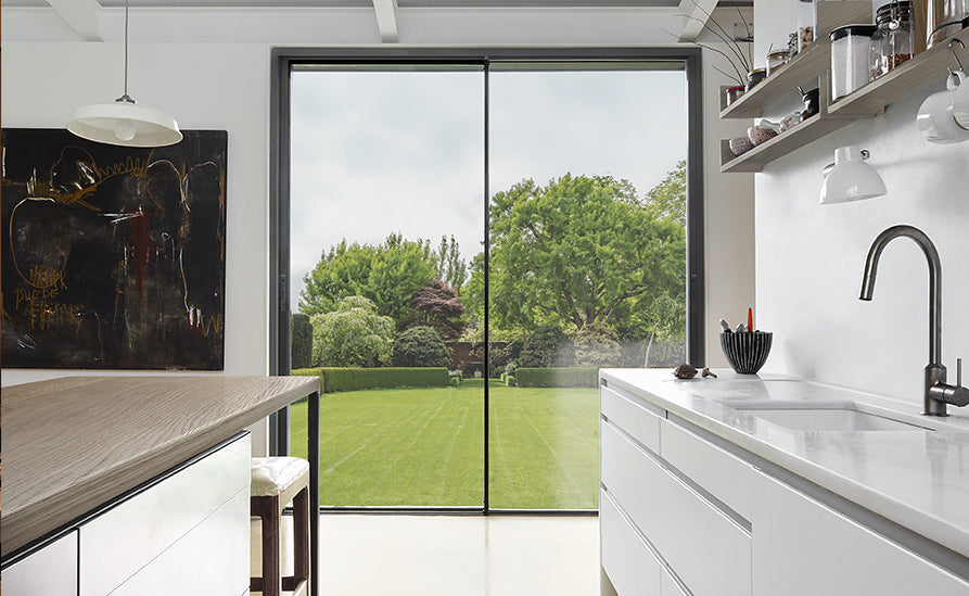 2 Panel / 20mm Aluminium Sliding Door / Cortizo Cor Vision