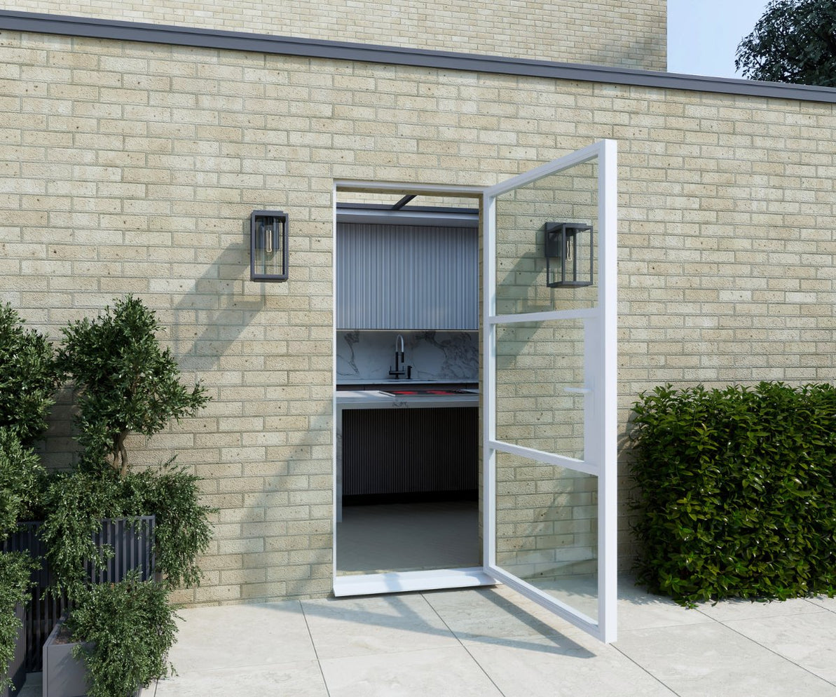 700mm - White Heritage Aluminium Single Door