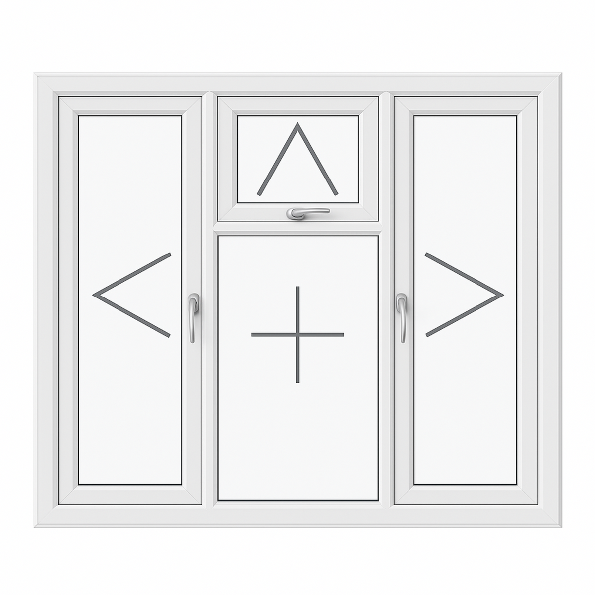 Veka M70 UPVC Window - 3 Section