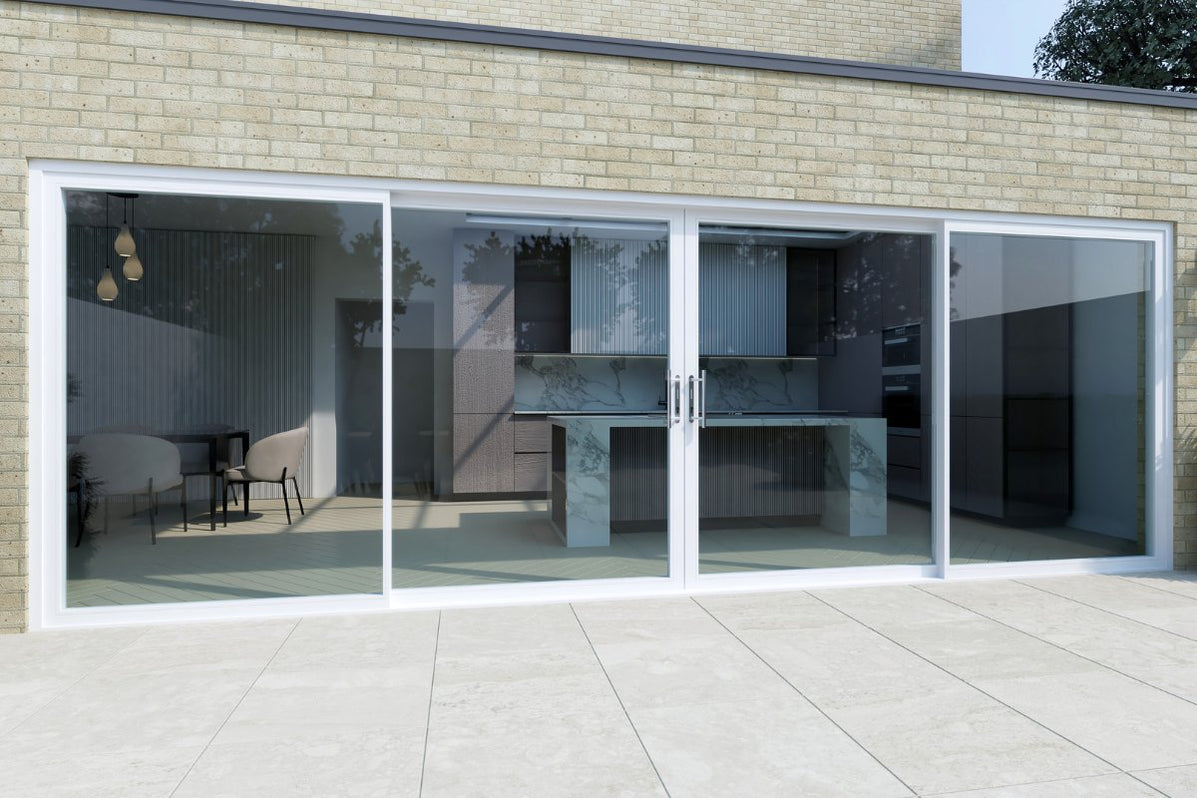 AluK Aluminium 4 Section Sliding Door