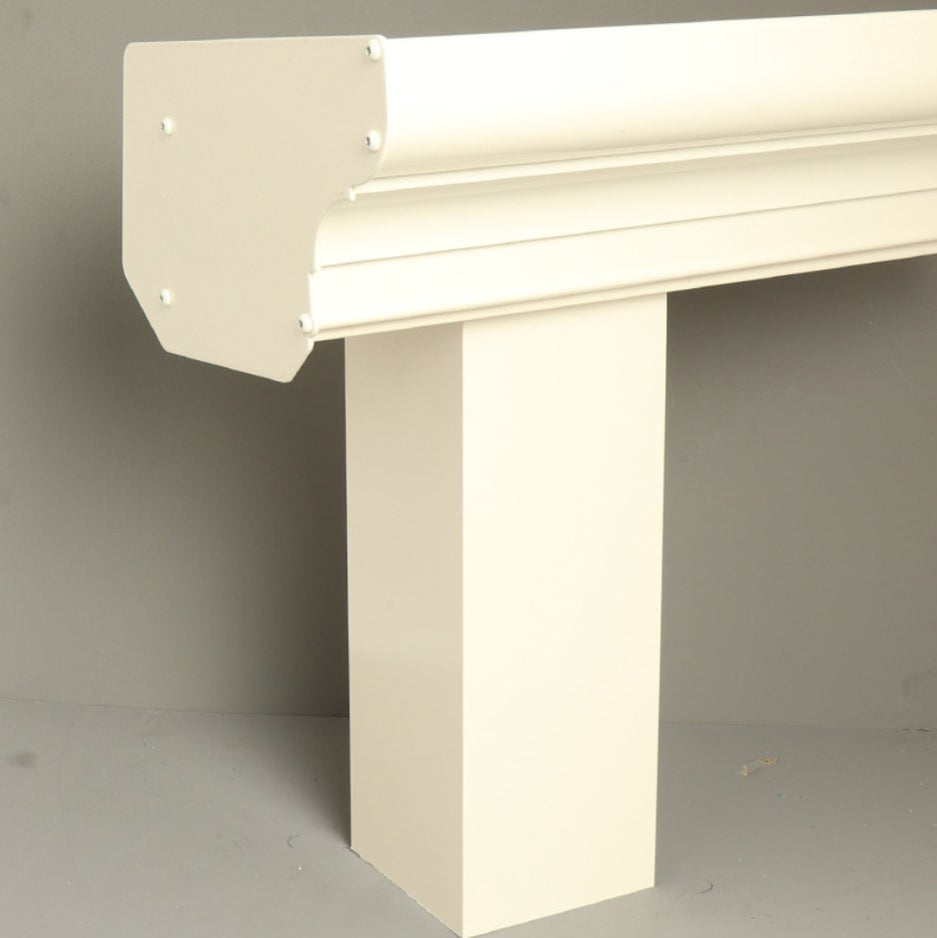 Bosco Veranda - Cream - Classic Gutter - Square without Base Plate