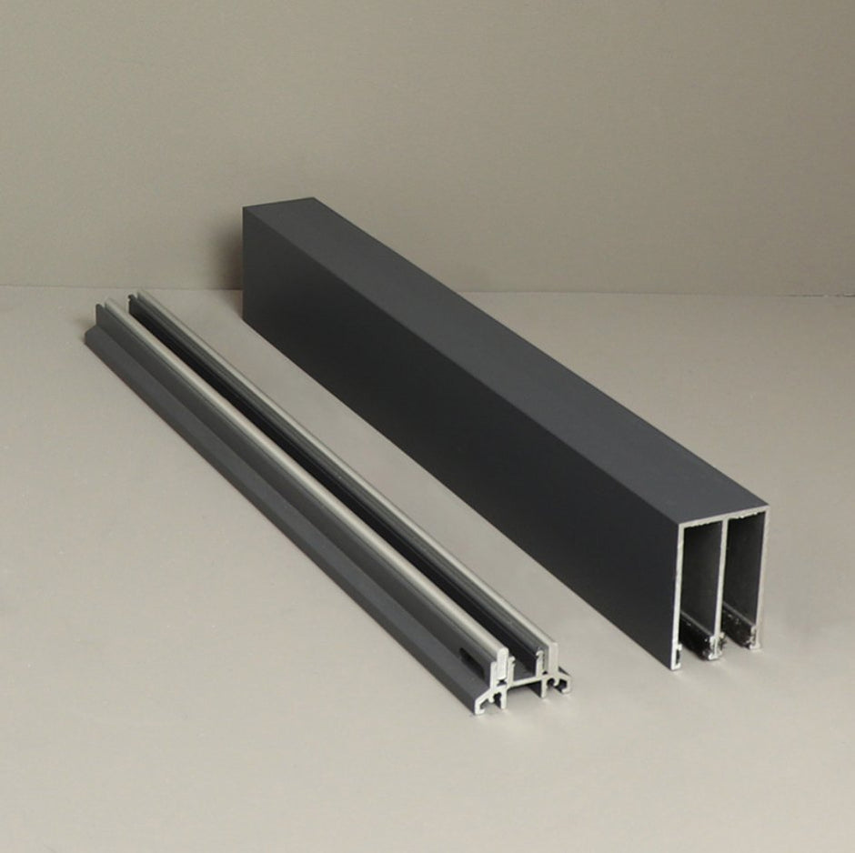 Fiano Glass Door Rail System- 2 Track Rails