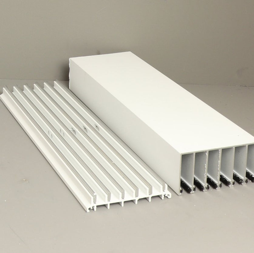 Fiano Glass Door Rail System- 6 Track Rails - 6000mm