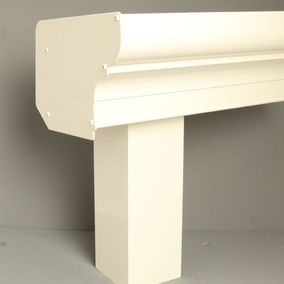 Pigato Veranda - Cream - Classic Gutter - Square without Base Plate