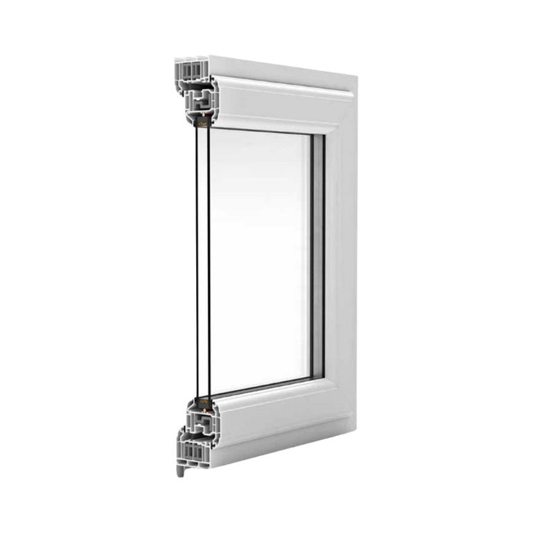 Profile 22 Double Glazed PVC Window - 4 Section Window